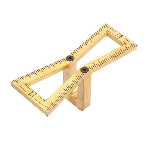 Brass Dovetail Scriber Line Planner Woodworking Crossed Templates ...