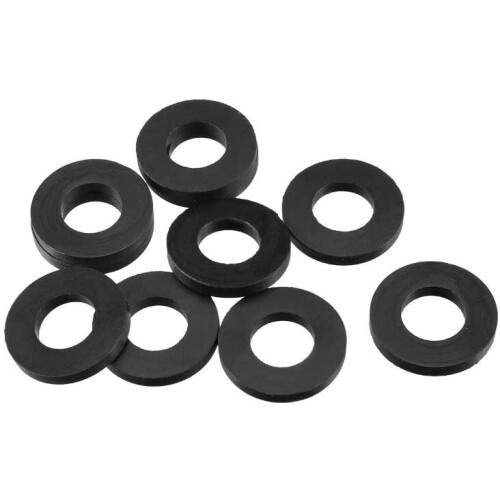 sourcingmap Rubber Flat Washers 16mm OD 8mm ID 2mm Thickness for Faucet ...