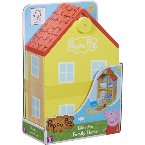 Peppa Pig Wooden Family Home on OnBuy