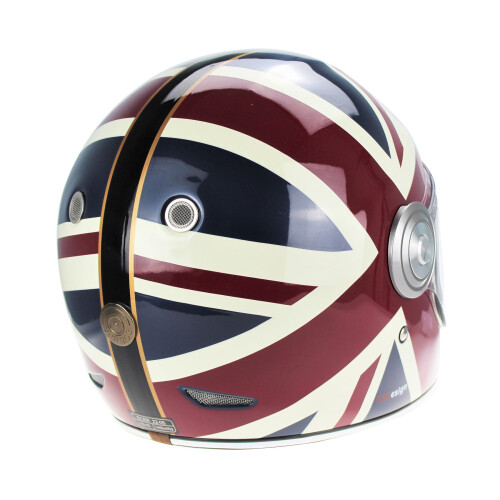 (M) VPR.303 Premium Vintage Retro Full Face Motorbike Motorcycle Racing ...