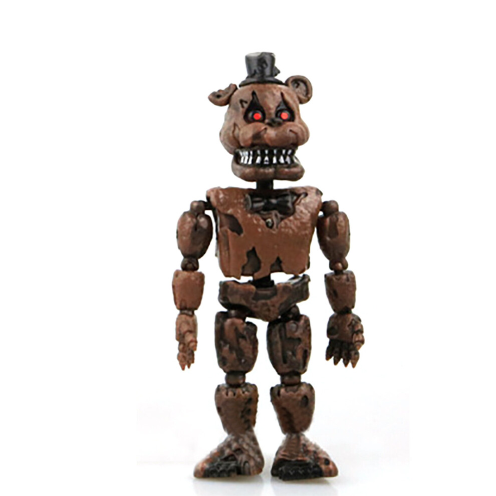 Five Nights at Freddys Nightmare Set of 6 Action Figures Gift Collectible DIY on OnBuy