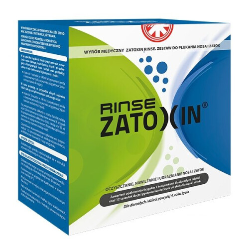 Zatoxin Rinse, set for rinsing the nose and sinuses, 12 sachets ...