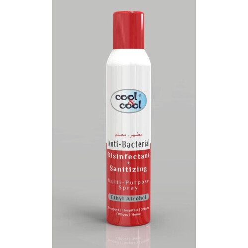 Cool & Cool Disinfectant and Sanitizing Multi Purpose Spray Effective ...