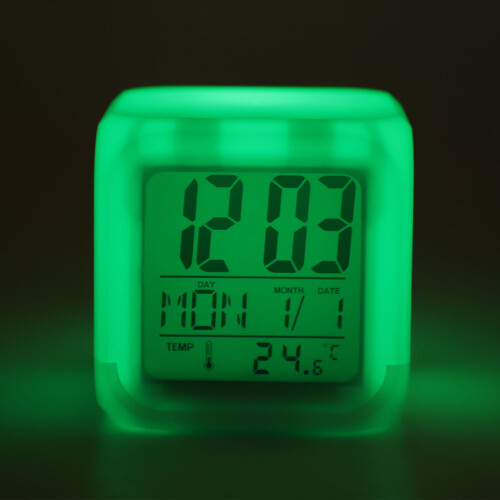 LED Change Color Alarm clock Kids Bedroom clock on OnBuy