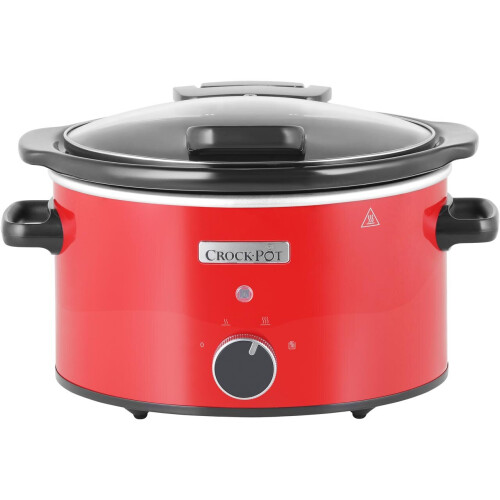 Crockpot CSC037 3.5 Litre Slow Cooker - Red on OnBuy