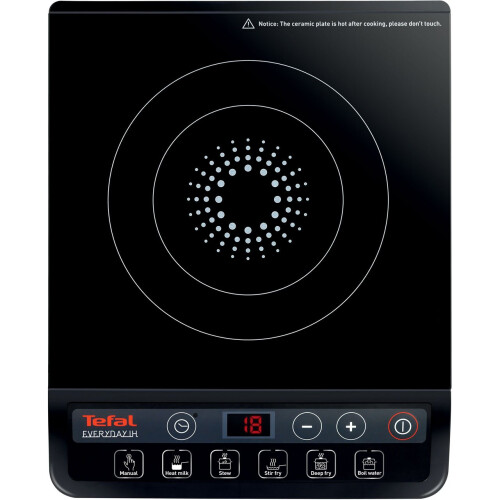 Tefal Everyday IH201840 Mini Induction Hob - Black on OnBuy