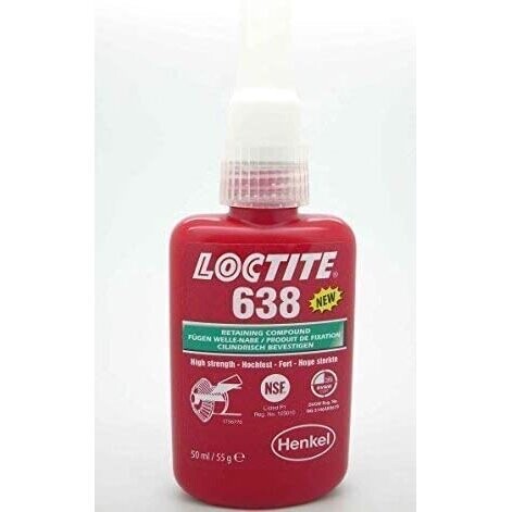 Loctite 638 x 50ml Composto di bloccaggio a massima resistenza Originale Loctite EU on OnBuy