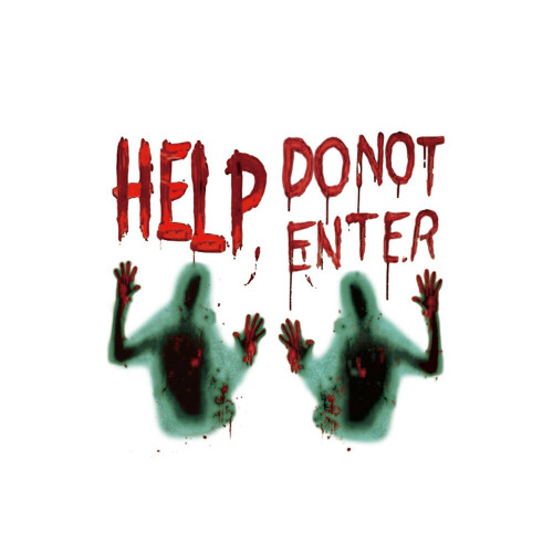 3 Sets Halloween Help Blood Zombie Wall Sticker Decoration for Living ...