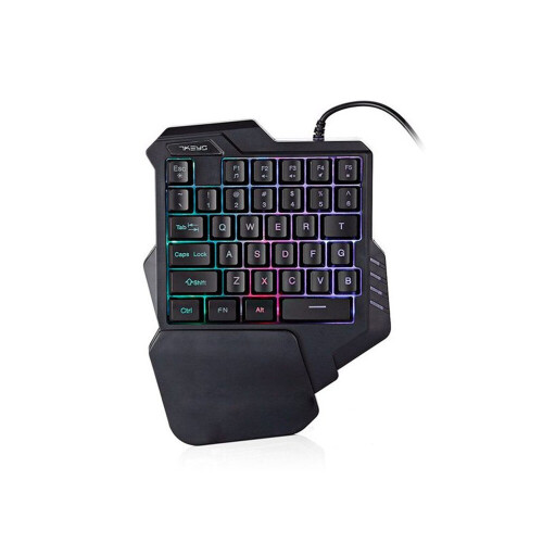 G30 Wired Gaming Keypad with LED Backlight 35 Keys One-handed Membrane ...