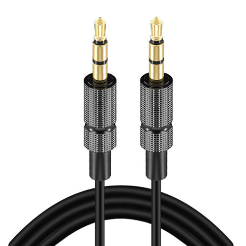 1m Aux Audio Line 3.5mm Male to 3.5mm Male Audio Cable Stereo Car Aux ...
