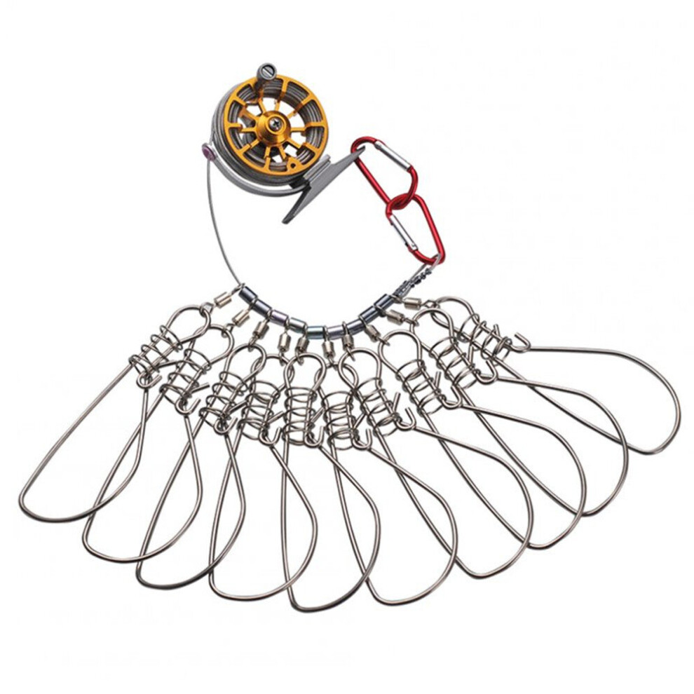 DIY Live Fish Button Fish Lock Portable Wheeled Fish Lock Shrinkage ...