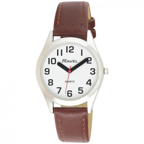Ravel Gents Classic Strap Watch Brown / Silver R0125.05.1 on OnBuy