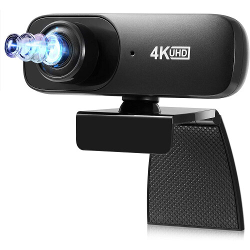 Full HD 4K Webcam,HD Live Streaming USB Computer Webcam Plug&Play PC ...