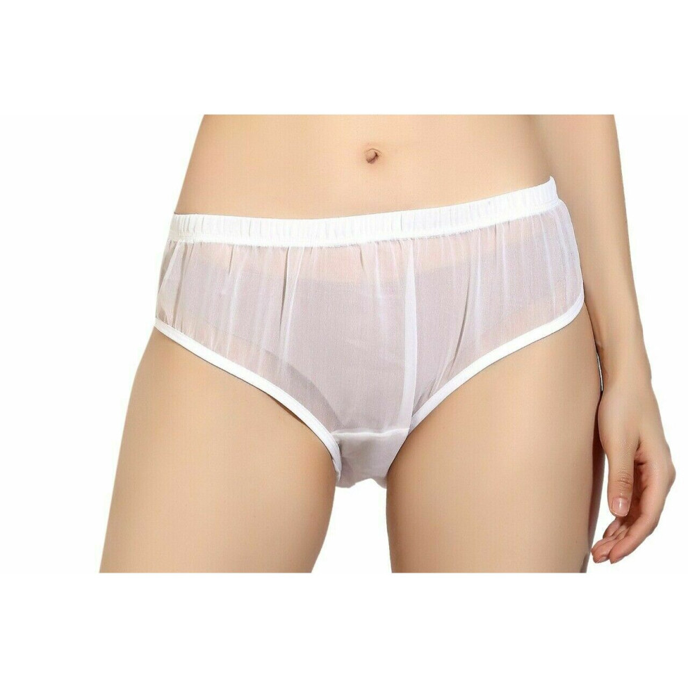 White 2XL Sheer Women s Knickers Underwear Pack Of 1 5 on OnBuy