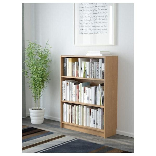 BILLY Bookcase, oak veneer80x28x106 cm on OnBuy