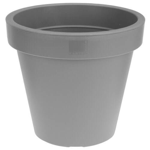 (30cm, Grey) Plastic Flower Plant Indoor Outdoor Planter Pots on OnBuy