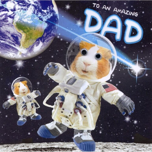 Out Of This World Dad Father's Day Card Fun Tracks Gogglies Greeting ...