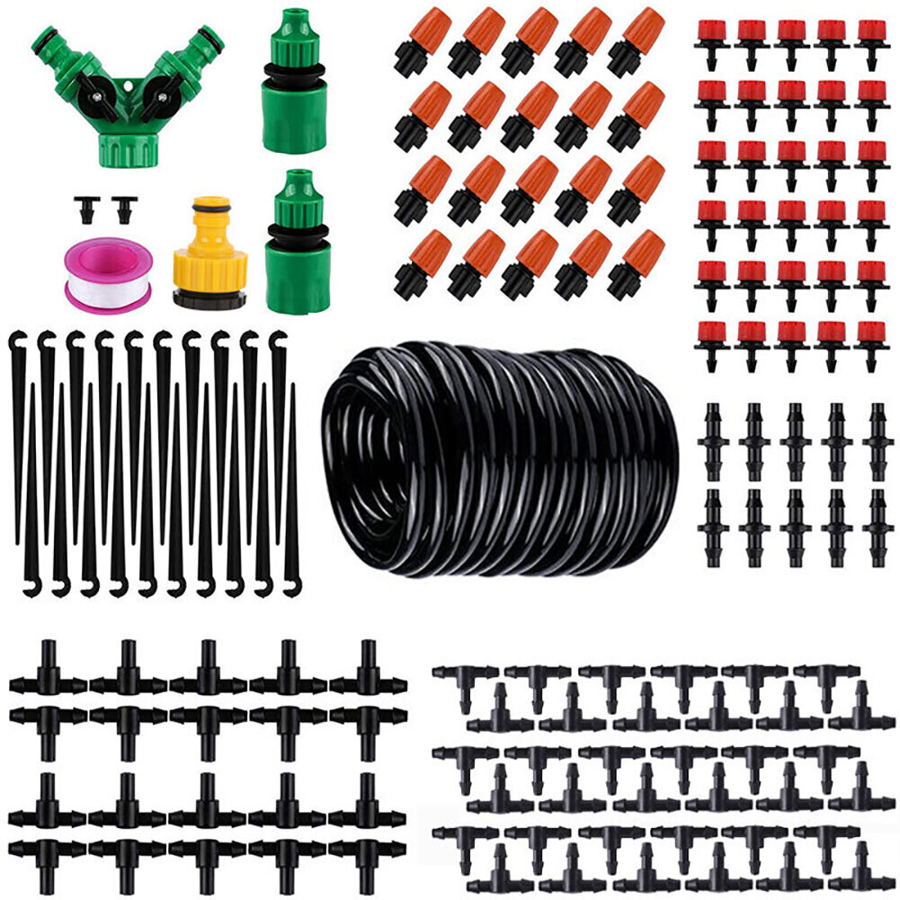 Drip Irrigation Kit, 30 Meters Automatic Irrigation System Garden Micro ...