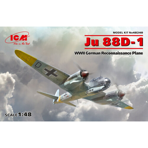 ICM 48240 1/48 Junkers Ju-88D-1 WW2 German Reconnaissance Plane kit on ...