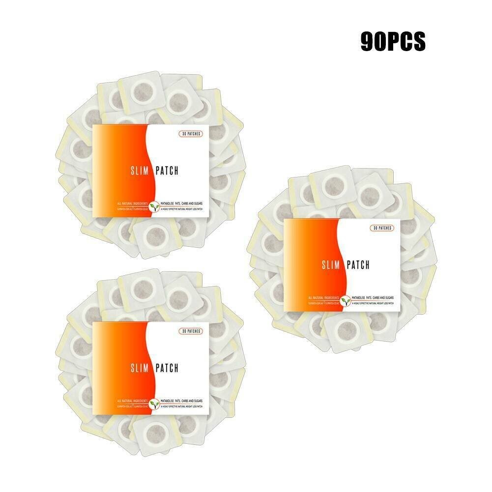 (90 pcs) Extra Strong Slimming Patches Weight Loss Control Diet Fat ...