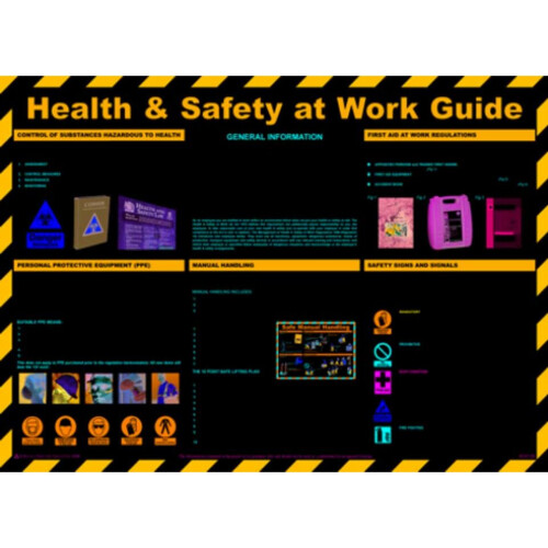 Safety Poster - Health & Safety at Work Guide on OnBuy