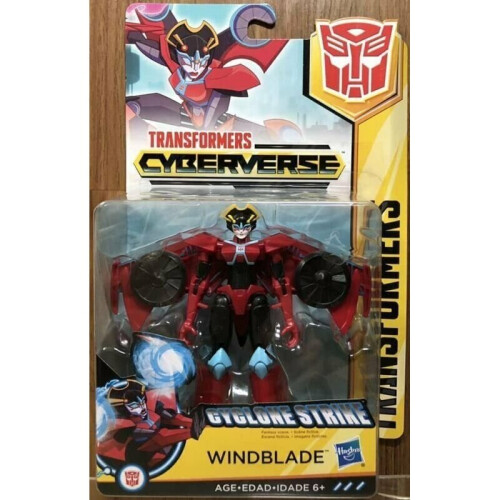 Hasbro Transformers Cyberverse Cyclone Strike Warrior Class Windblade ...