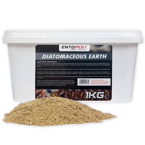 Entopest Pest Grade 1kg Diatomaceous Earth Powder - Organic Non-Toxic ...