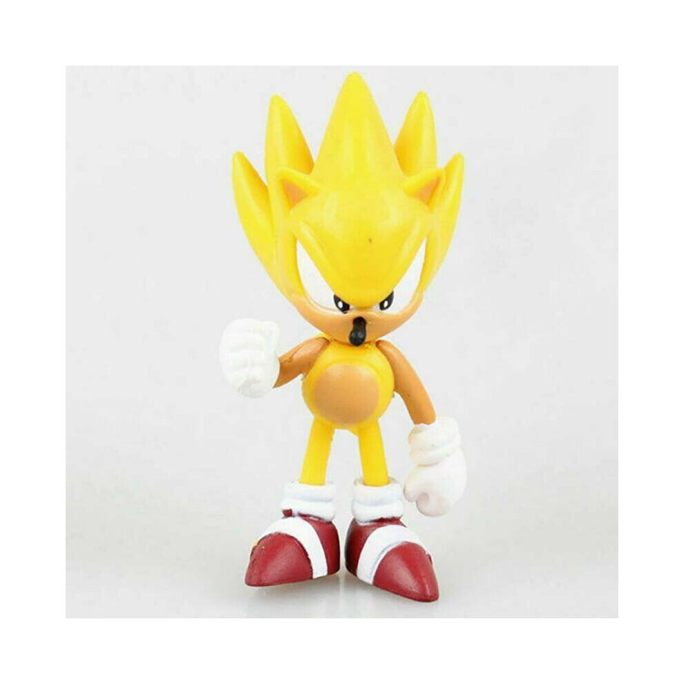 6Pcs Sonic the Hedgehog PVC Action Game Figure Model Toy Collectible ...