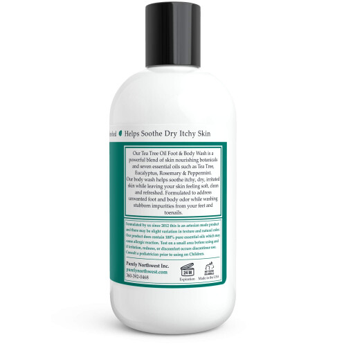Antifungal Tea Tree Oil Shower Gel, Helps Athletes Foot, Ringworm ...