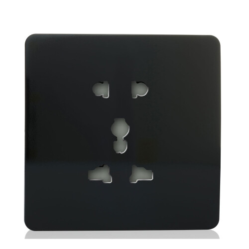 Trendi Switch Artistic Modern Glossy Multi Pin Plug Socket 10 amp in ...