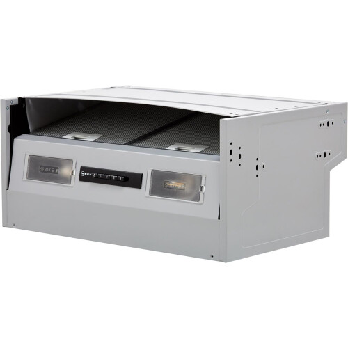 NEFF N30 D61MAC1X0B 60 cm Integrated Cooker Hood - Silver on OnBuy