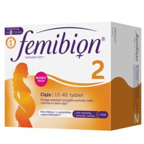 Femibion 2 Breastfeeding + DHA, 56 tablets + 56 caps Pregnancy on OnBuy
