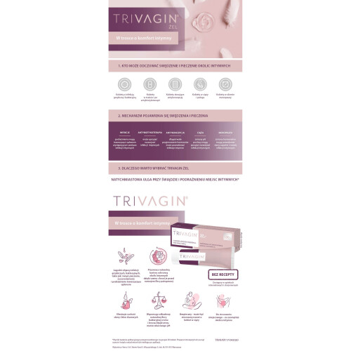 Trivagin, infections of intimate areas 30ml of gel, infekcje intymnych ...