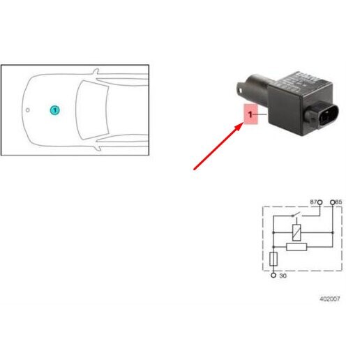 3 E46 Valve Control Valvetronic Relay 12637506449 NEW GENUINE on OnBuy