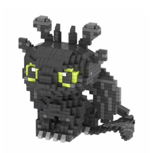 Toothless Building Blocks Puzzle Figures Educational Brick Toys on OnBuy