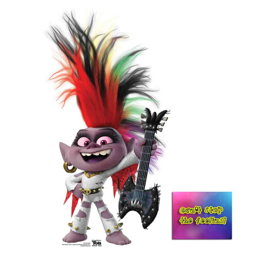 Queen Barb Official Trolls World Tour Mini Cardboard Cutout 94cm x 50cm ...