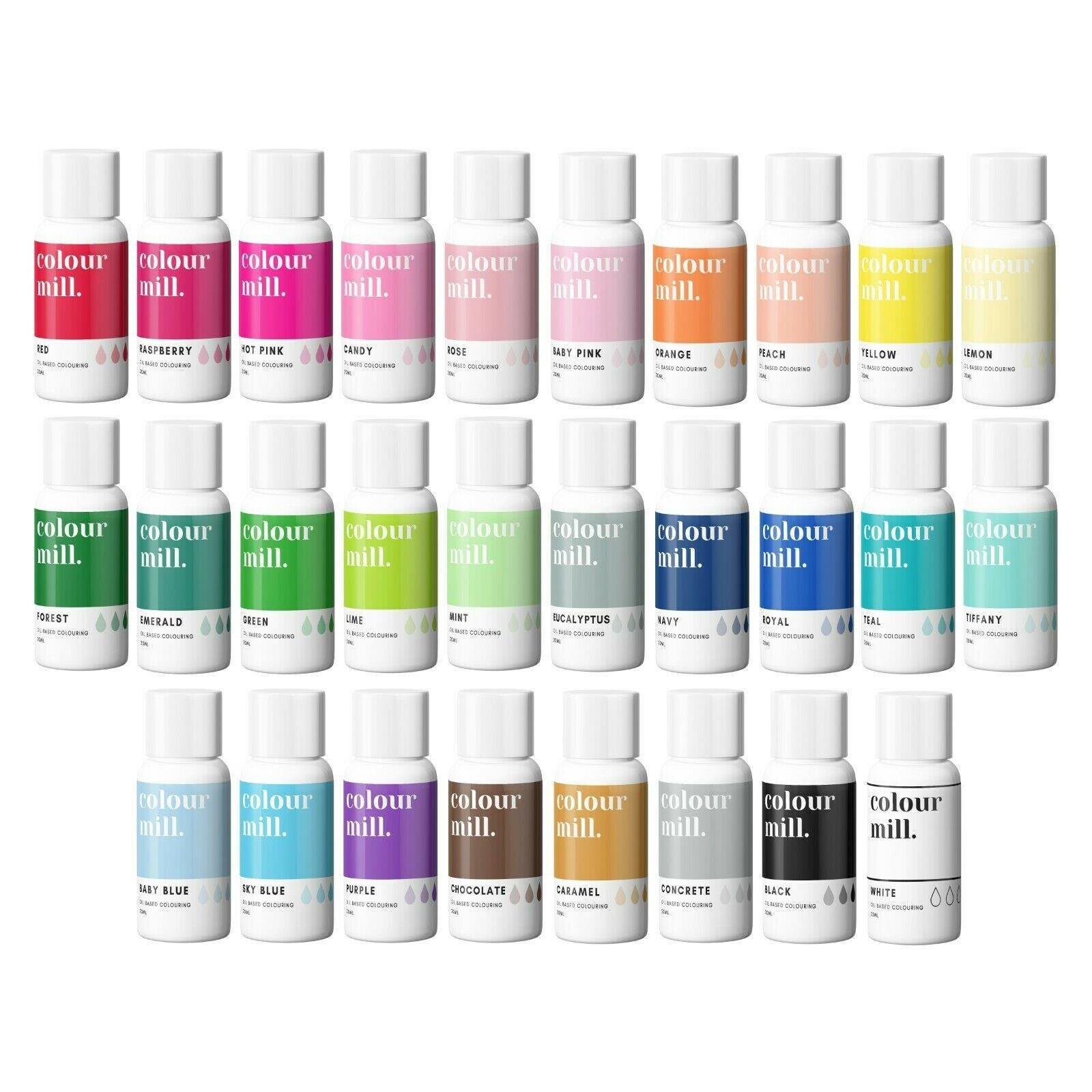 (Mint Green 100ml) Colour Mill Oil Based Edible Food Colouring - 20ml & 100ml on OnBuy