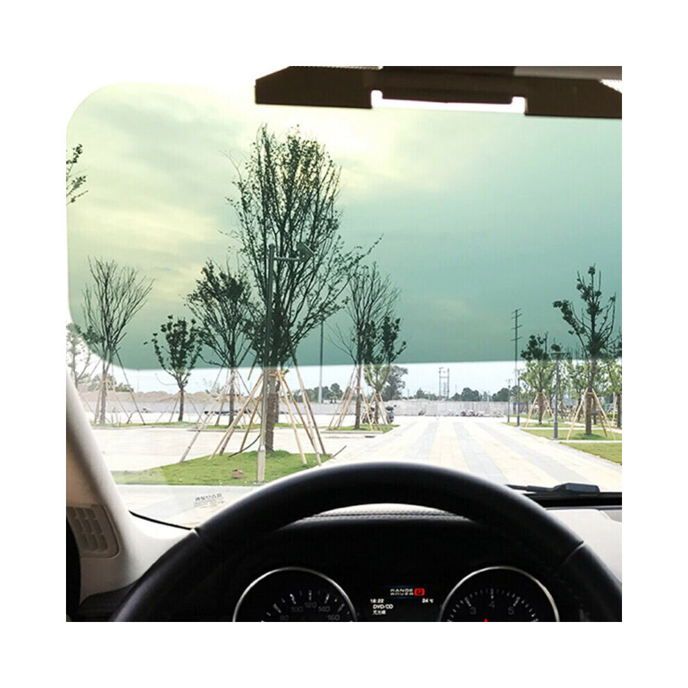 Car Sun Visor Shade Extender Clip on Day and night anti-glare mirror on ...