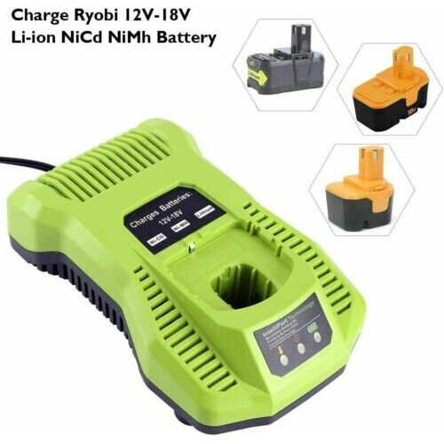 Rapid Battery Charger For RYOBI 12V-18V LXT Li-ion Power P117 6.0Ah on ...