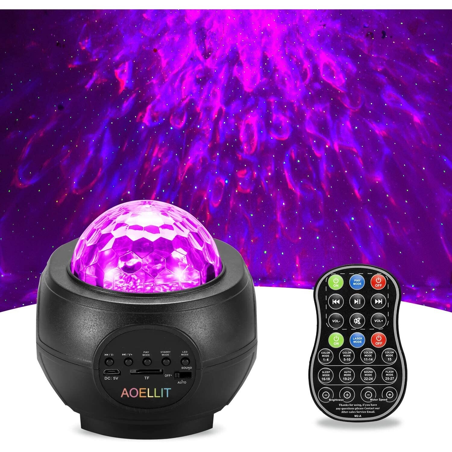 Galaxy Light Projector Star Projector Skylight Bedroom Ceiling,LED ...