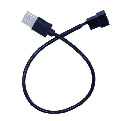 USB to 3Pin CPU Fan Adapter Cables Computer PC Fan Power Cable ...