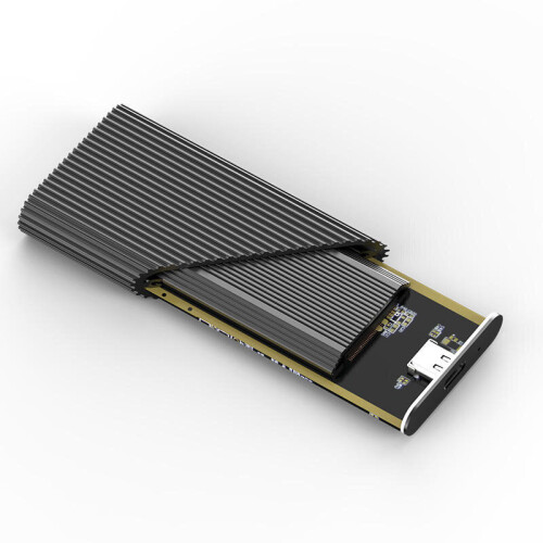 M.2 Portable NVMe NGFF SSD Hard Disk Case Type-C USB3.1 Hard Drive ...