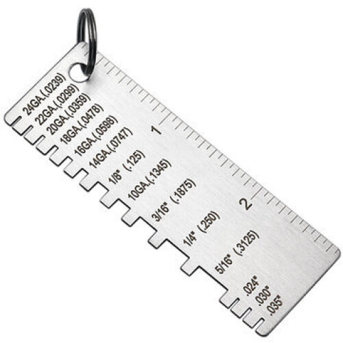 2Pcs Metal Sheet Thickness Gauge Welding Gage Soldering Inspection ...