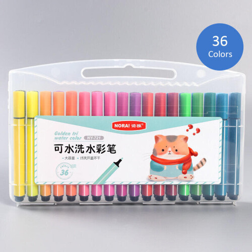 NY-721 Triangle-shape Watercolor Pens Graffiti Pen Art Markers Pen ...