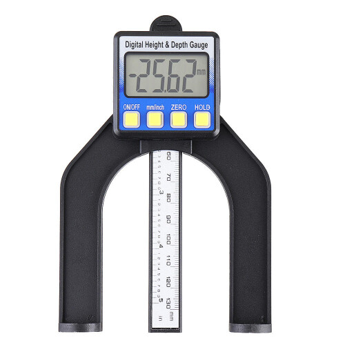 Digital Height and Depth Gauge with Magnet Based 0-80mm Depth Ruler ...