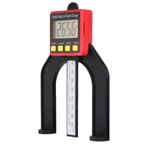 Digital Height and Depth Gauge with Magnet Based 0-80mm Depth Ruler ...