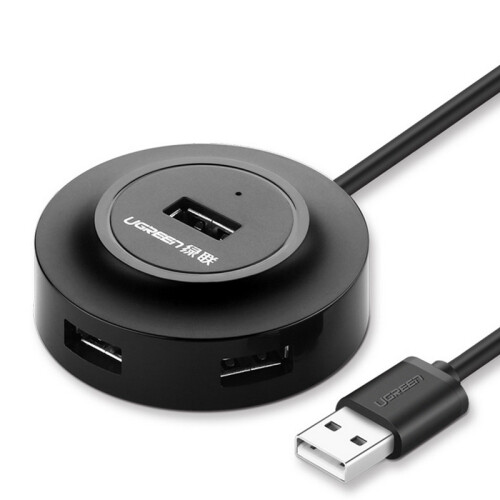 CR106 USB2.0 Circular Hub with 4 Ports USB Hub Extender Extension ...
