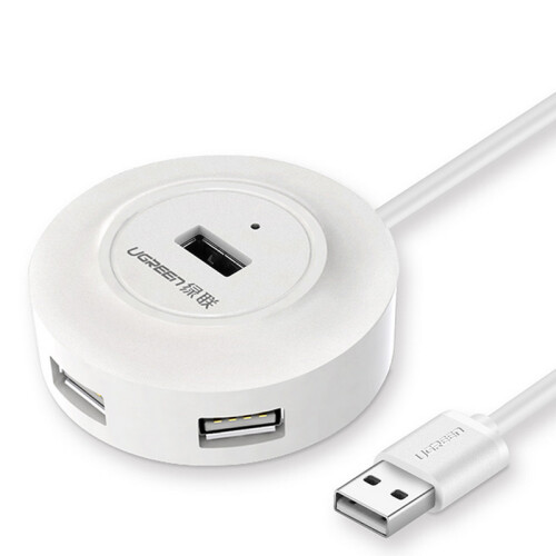 CR106 USB2.0 Circular Hub with 4 Ports USB Hub Extender Extension ...