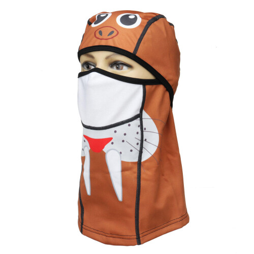 Breathable Fleece Full Face Mask Anti-fog Waterproof Cycling Winter Ski ...