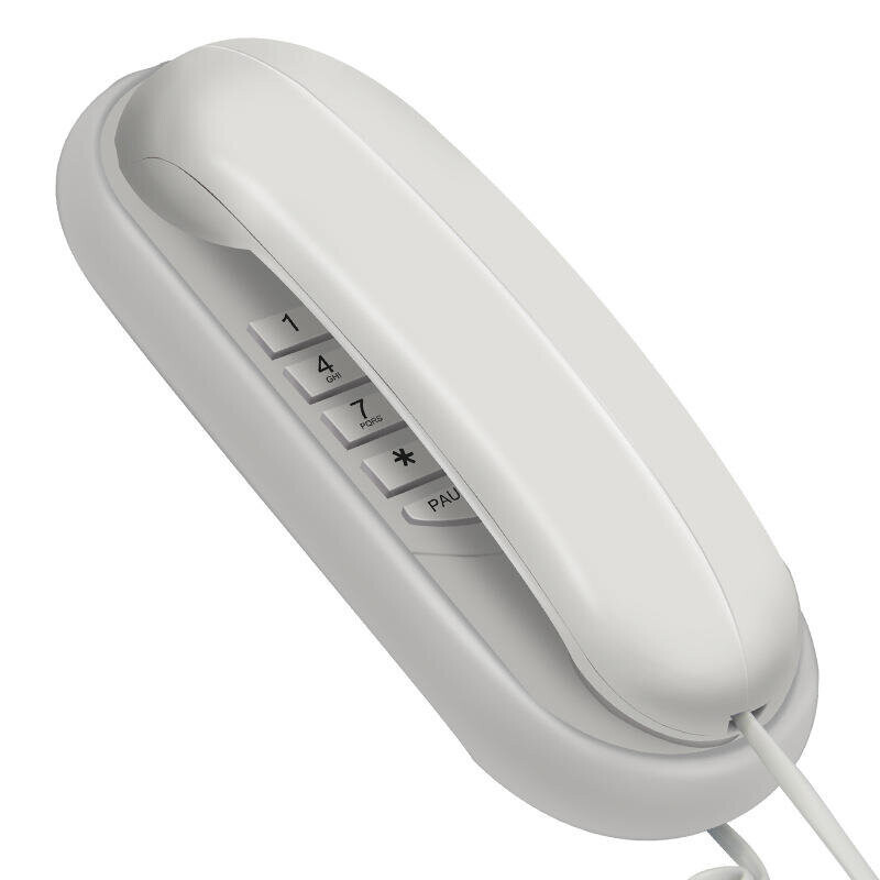 TCF-1000 Mini Desktop Corded Landline Phone Wall Mountable Fixed Telephone for Home Office ...